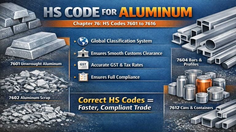 HS Code 2026 for Aluminum and Articles thereof – AUBSP