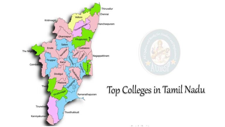 Top Colleges in Tamil Nadu based on NIRF Ranking 2025 – AUBSP