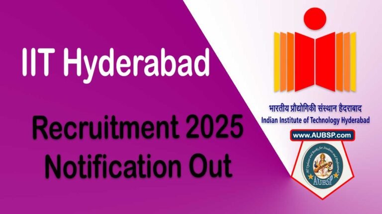 IIT Hyderabad Faculty Recruitment 2025: Apply Online for Professor ...