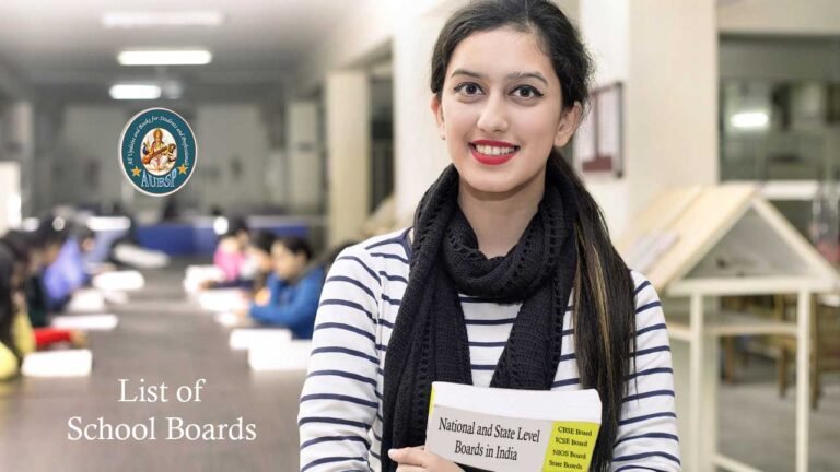 List of Boards of School Education in India and Abroad 2025 – AUBSP
