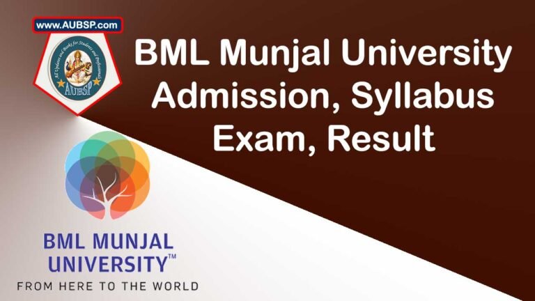 BML Munjal University Admission 2025: Courses, Fees, Eligibility ...