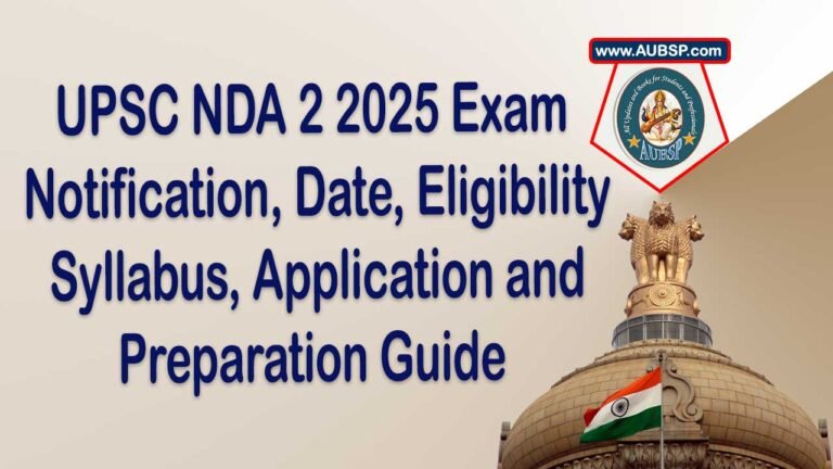 NDA 2 2025 Exam: Notification, Date, Eligibility, Syllabus, Application ...