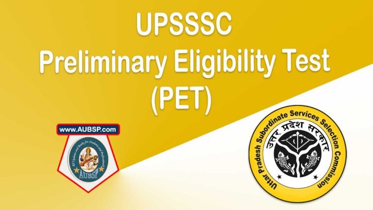 UPSSSC PET 2025: Registration, Eligibility, Syllabus, Important Dates ...