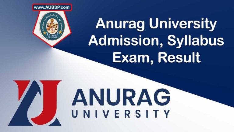 Anurag University Hyderabad: Courses, Admissions, Fees, Rankings ...