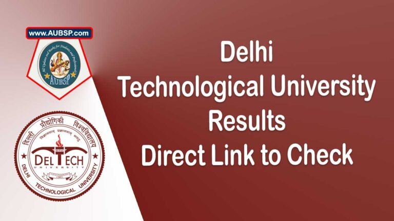 DTU Result 2025 Declared: Check B.Tech, M.Tech, M.Des and Other Results ...