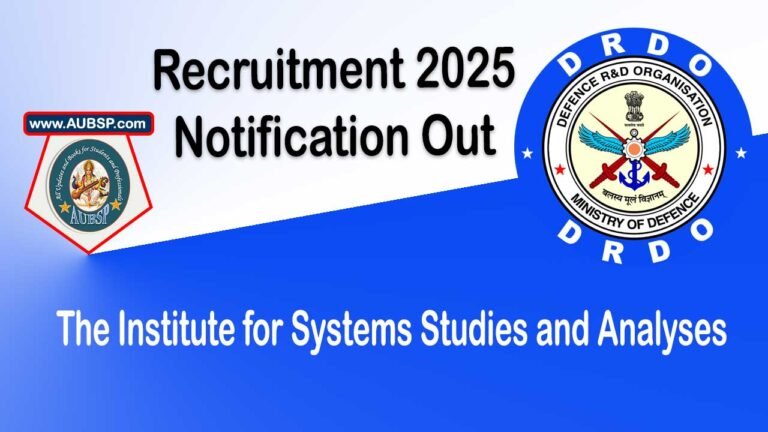 Paid Internship at ISSA-DRDO 2025: Stipend, Eligibility, Application ...