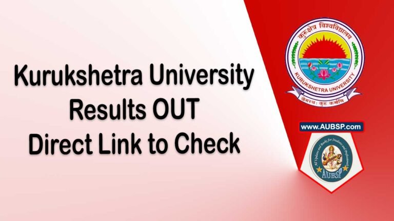 Kurukshetra University Results 2025: Latest Updates, Revaluation and ...