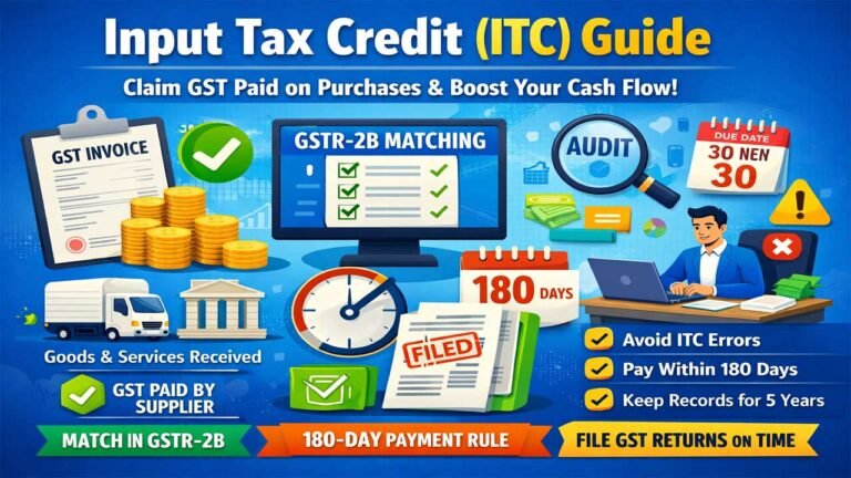 How to Claim ITC Correctly: Complete Guide to Input Tax Credit Under ...