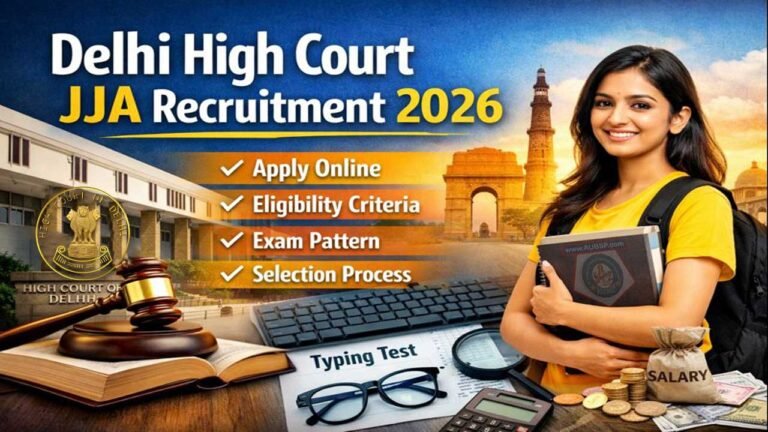 Delhi High Court JJA Recruitment 2026: 152 Vacancies, Eligibility, Exam ...
