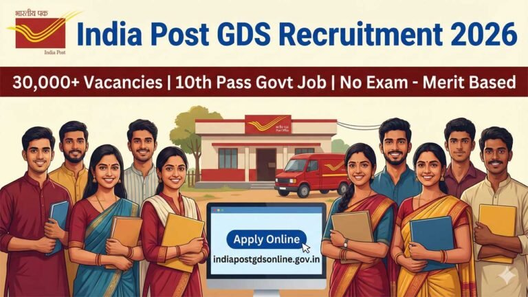India Post GDS Recruitment 2026: 30,000+ Vacancies, Eligibility, Salary ...