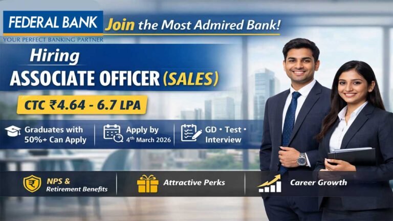 Federal Bank Recruitment 2026: Start Your Banking Career as an ...