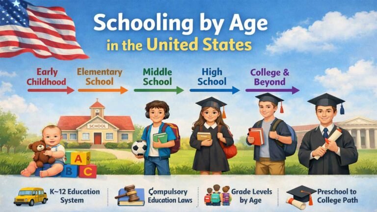 Schooling by Age in the United States: Complete Guide to the US ...